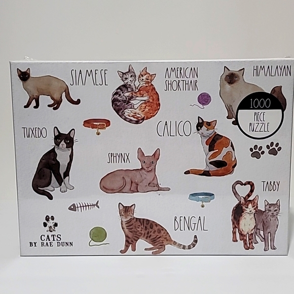 Rae Dunn | Other | Rae Dunn 00 Piect Cat Puzzle | Poshmark